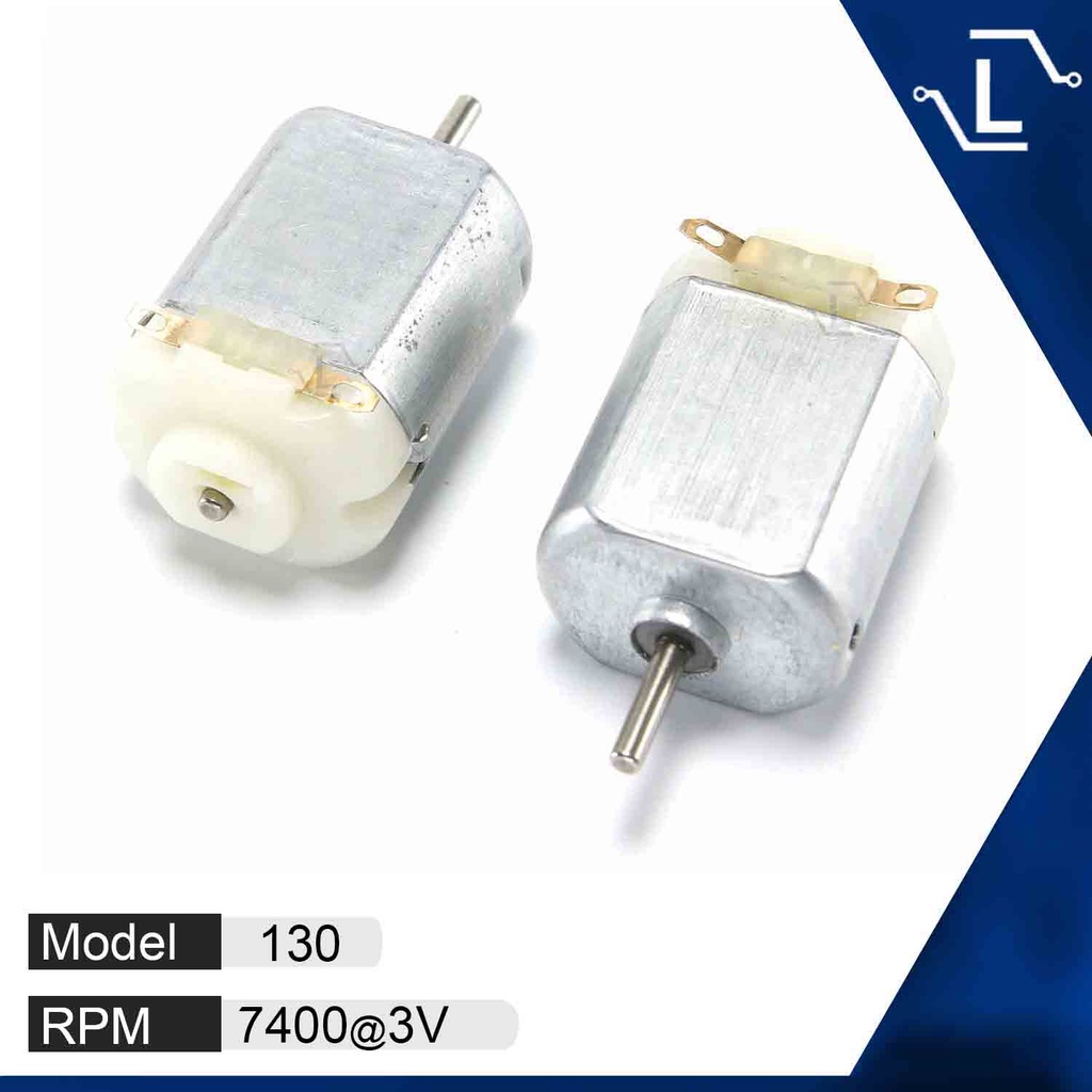 [Luminense] DC Motor 3V - 6V 130 Mini DC Motor 16000RPM Shaft 130 Small ...