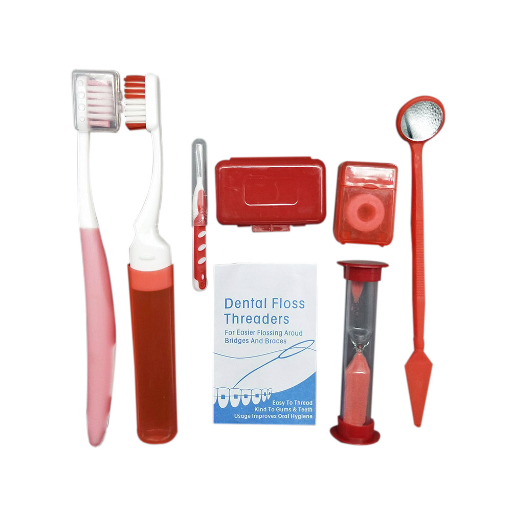 8pcs Orthodontic Dental Care Kit Set Braces Toothbrush/Foldable, Dental ...