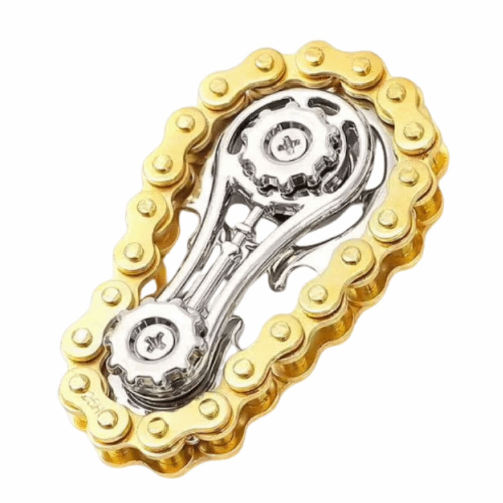 Gift Creative Flywheel Fidget Spinner Spinning Top DIY Bike Chains ...