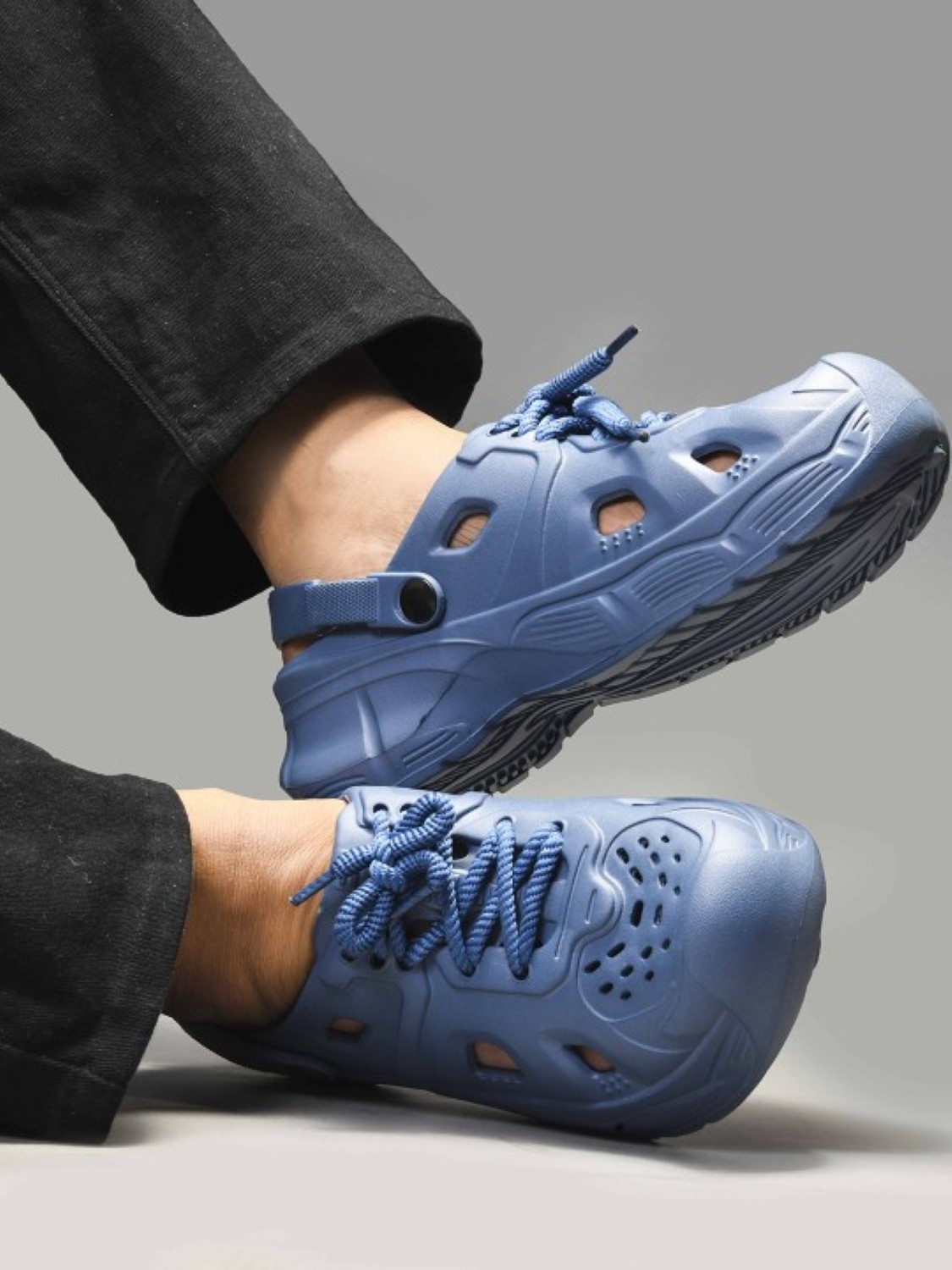 HRX by Hrithik Roshan Lace-Up Detailed Clogs For Men | Daraz.com.np