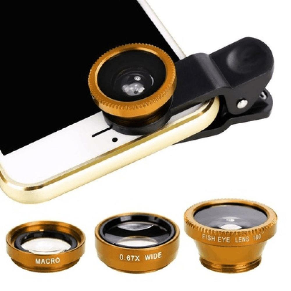 NEW 3in1 Wide Angle Fisheye Lens Camera Mobile Phone Fish Eye Lenses ...