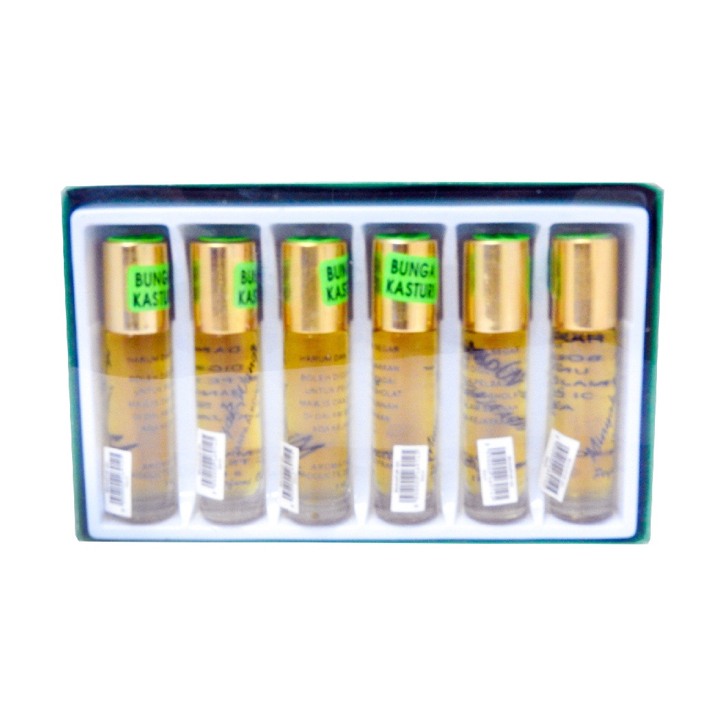 Perfume Attar Oil - Bunga Kasturi (8ml x 6) | Lazada