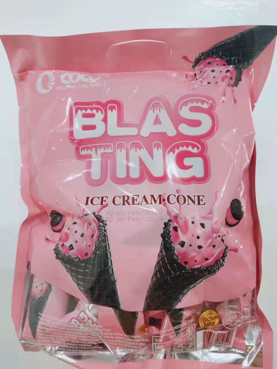 STOFOODS COCO BLASTING ICE CREAM STRAWBERRY CONE 300grams | Lazada PH