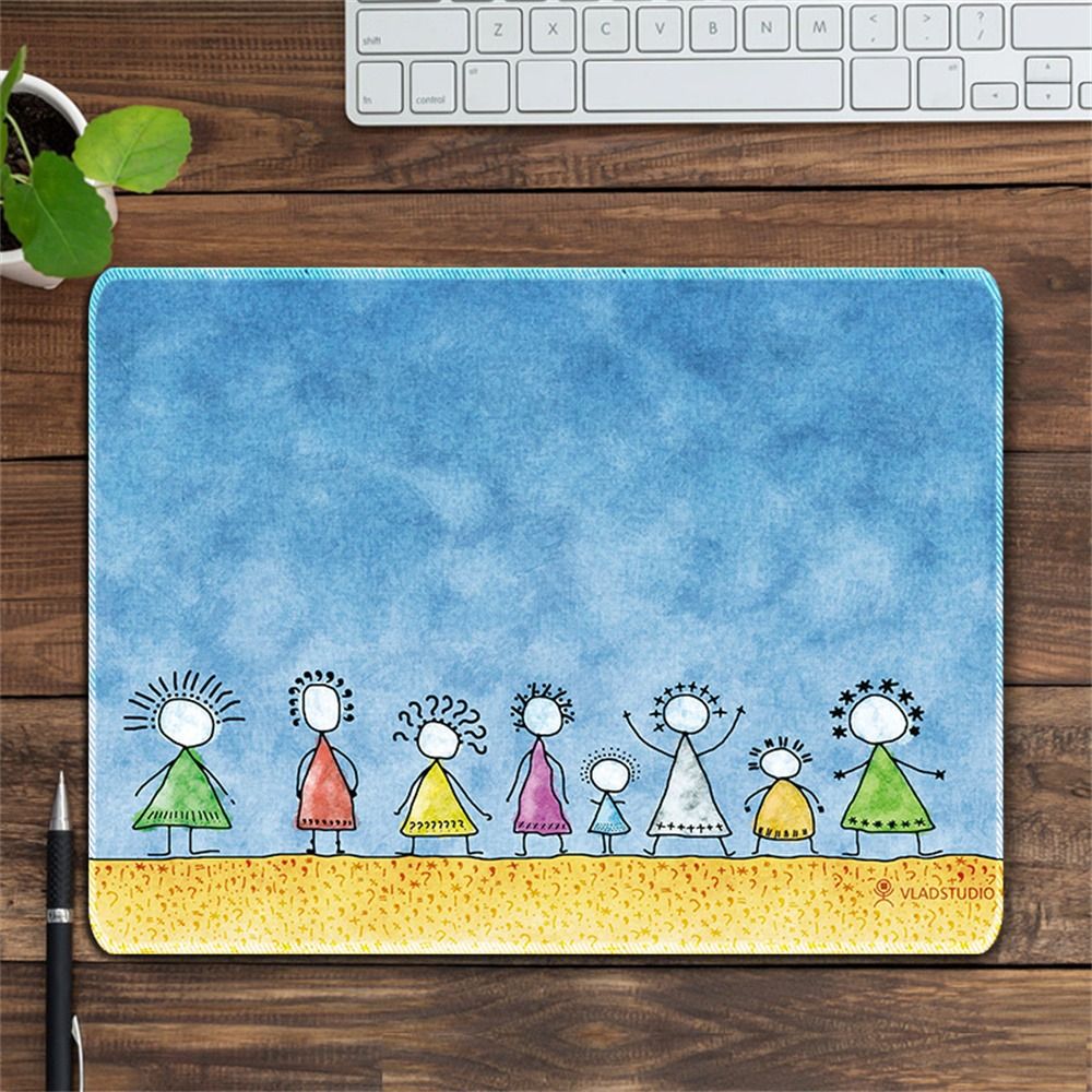 Office Laptop Almond Blossom Van Gogh Oil Painting Style Mice Mat ...