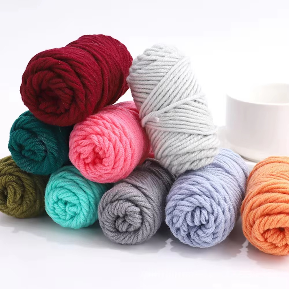 【Free shipping】 10 Colors Wool Yarns Wool Rolls DIY Poke Punch ...