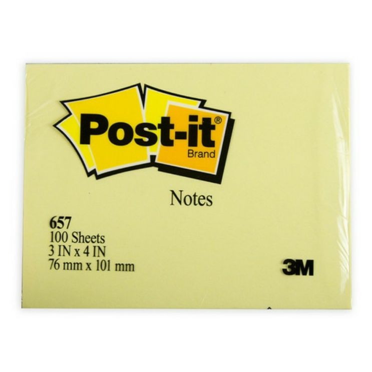 POST IT NOTES / STICKY NOTES 3M 657 YELLOW NOTES | Lazada Indonesia