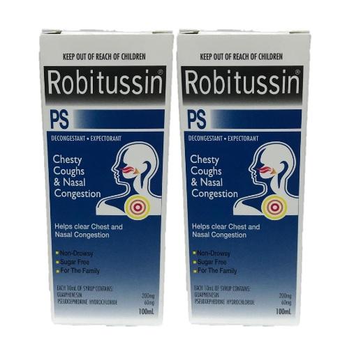 Robitussin Cough Syrup PS 100ml X2 (Twin Pack) | Lazada Singapore