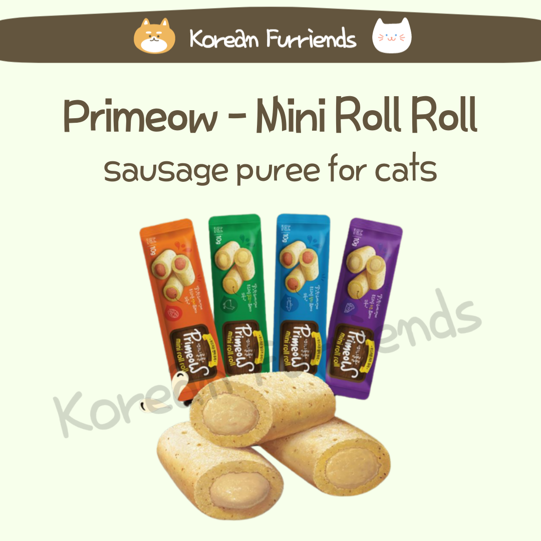 Mini Roll Roll Korean Cat Treats Bite size cat treats cat sausage cat ...