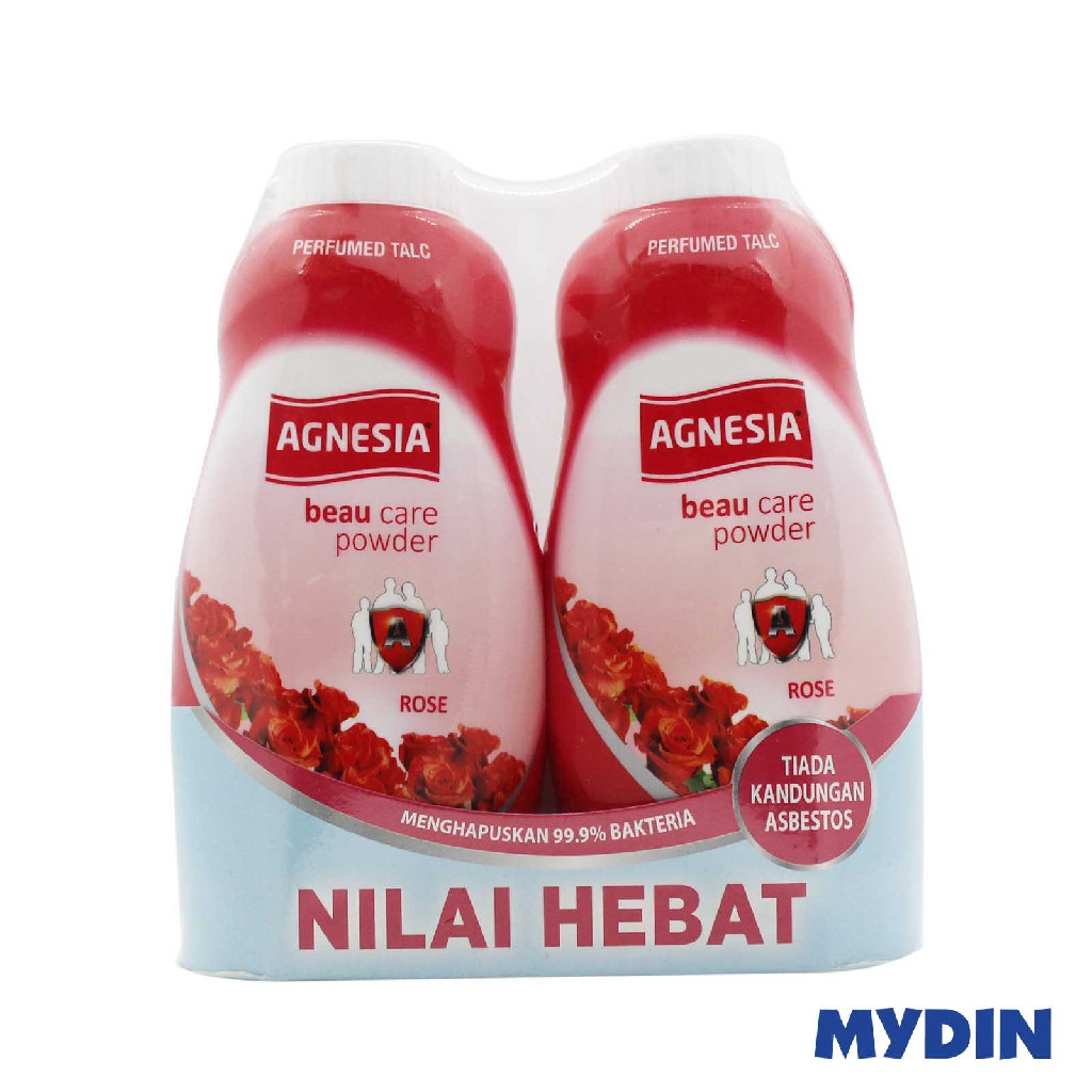 Agnesia Beau Care Rose Powder Twinpack (100g x2) | Lazada