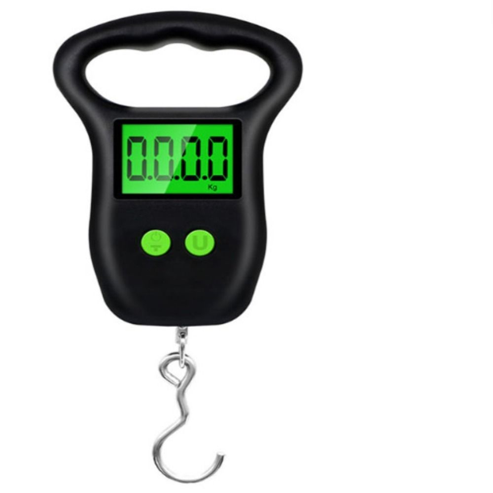 ROOMH 10g 50Kg LCD Backlight Hand Held Fish Hook Hanging Scale ...