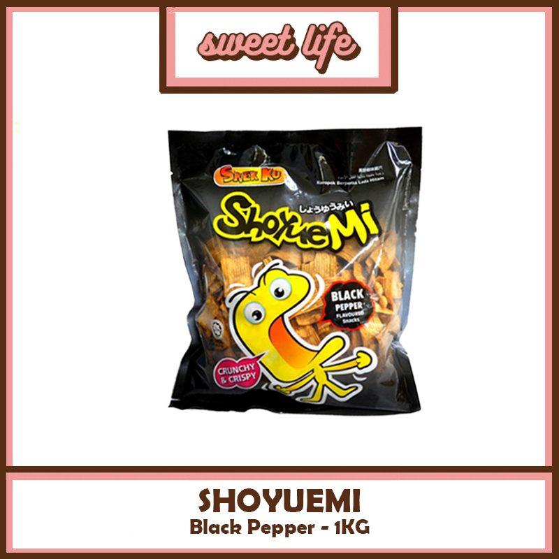 1KG SNEK KU SHOYUEMI (ORIGINAL/SPICY/BLACK PEPPER/SEAWEED) | Lazada