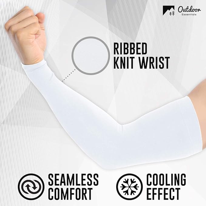 Women/Men Adjustable Slim Cooling Seamless Hand Sock Ice Silk UV ...