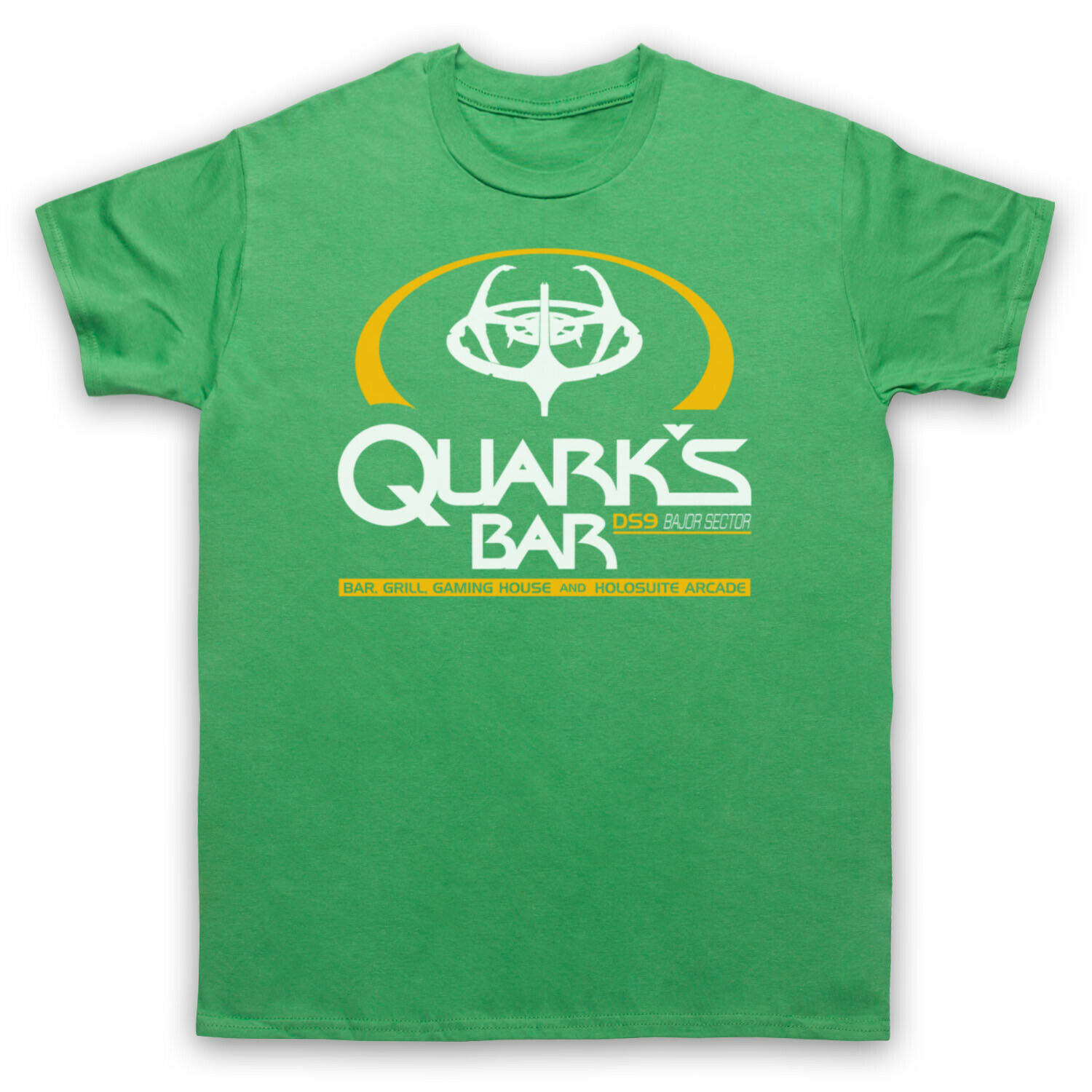 STAR Trek STAR TREK DEEP SPACE NINE DS9 QUARK'S BAR BAJOR เสื้อยืดคอกลม ...
