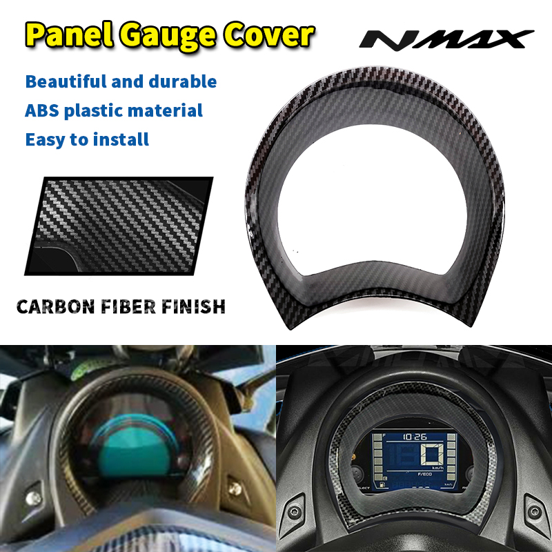 PMShop Yamaha Nmax V1 Panel Gauge Cover T-5465 Carbon Garnish Cover ...