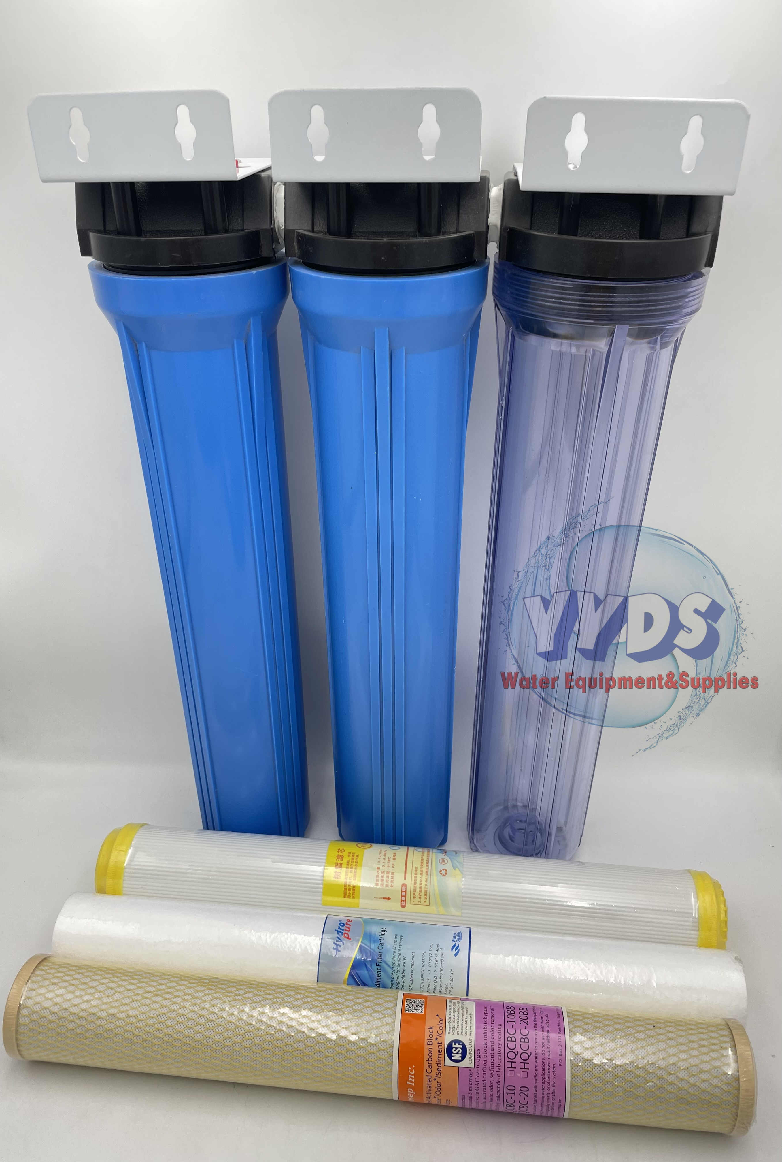 3/4/5 Stage Deep Well Water Filter housing with UV Sterilizer 25w Free ...