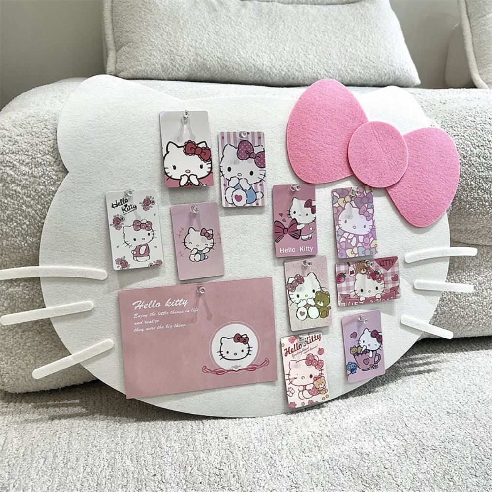 New 60x40cm Kitty Felt Board DIY Display Pictures Felt Photo Board ...