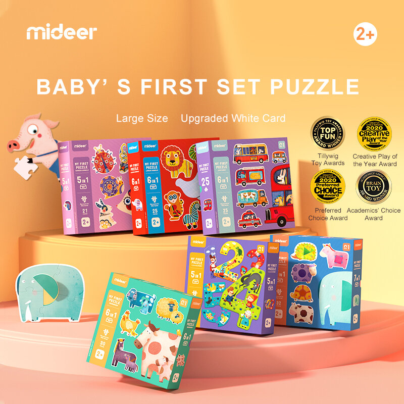 Mideer มิเดียร์ My First puzzle จิ๊กซอว์สำหรับเด็กเล็ก - Mideer - ThaiPick