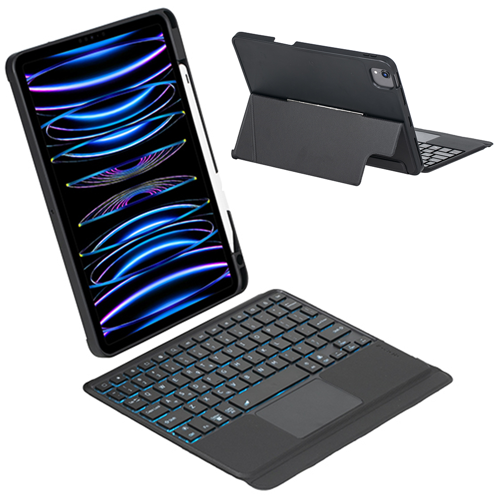 for iPad Air 6th 11 inch 2024 Keyboard Case with Trackpad,360 Rotating ...