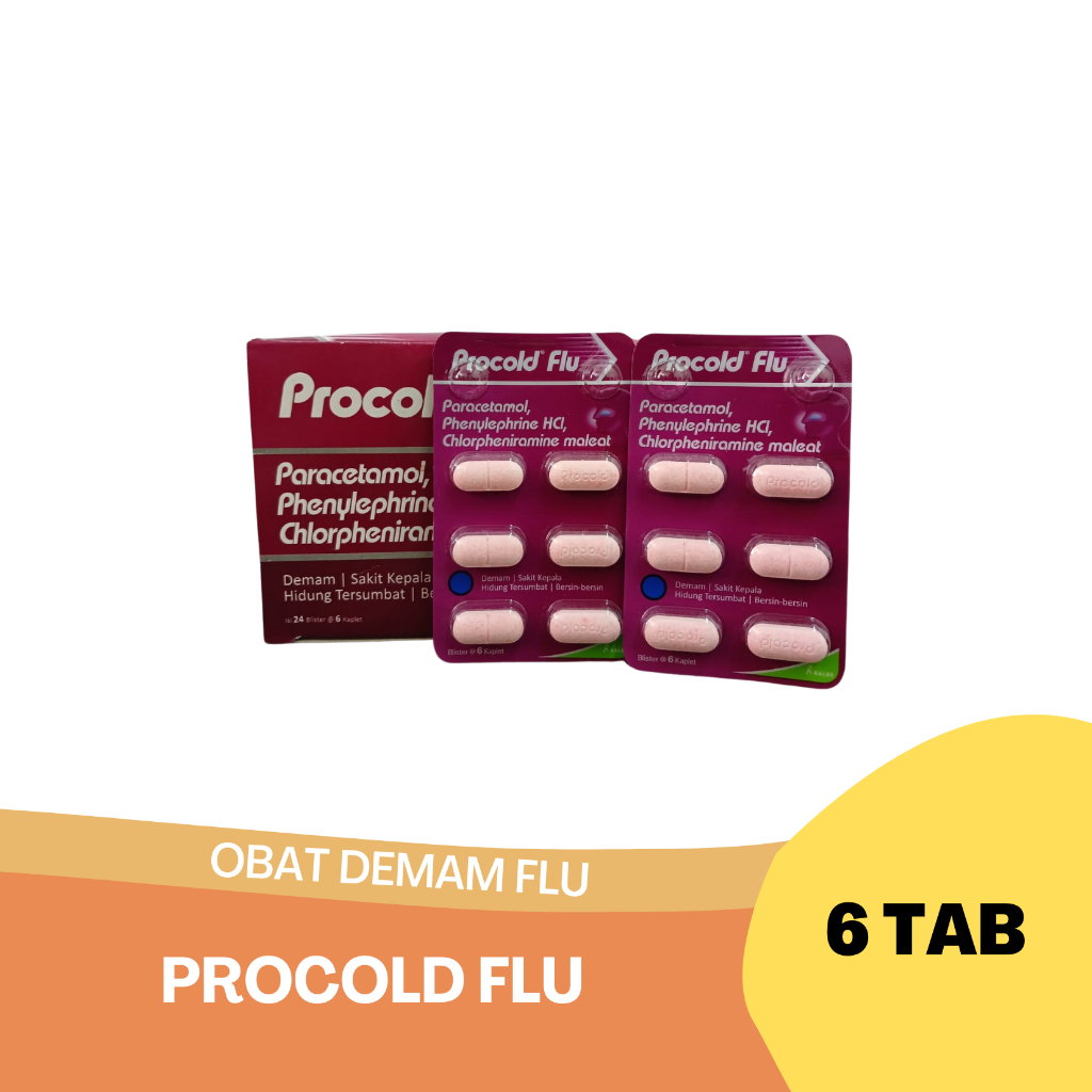 Procold flu ungu per 1 strip | Lazada Indonesia