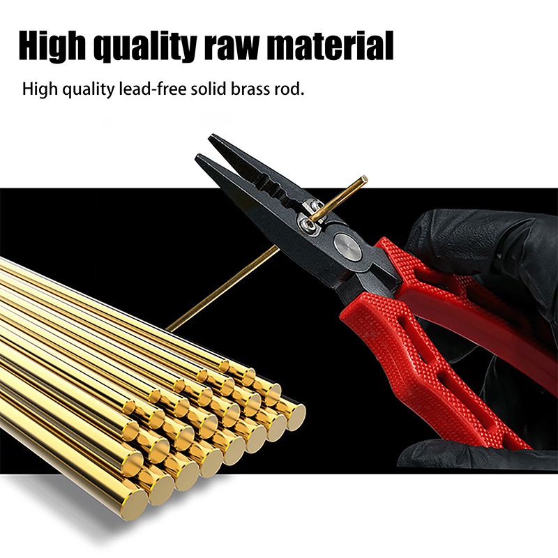 1Box 0.5mm-3.0mm BB Series Brass Rod Model Building Tools Fixing Rod ...