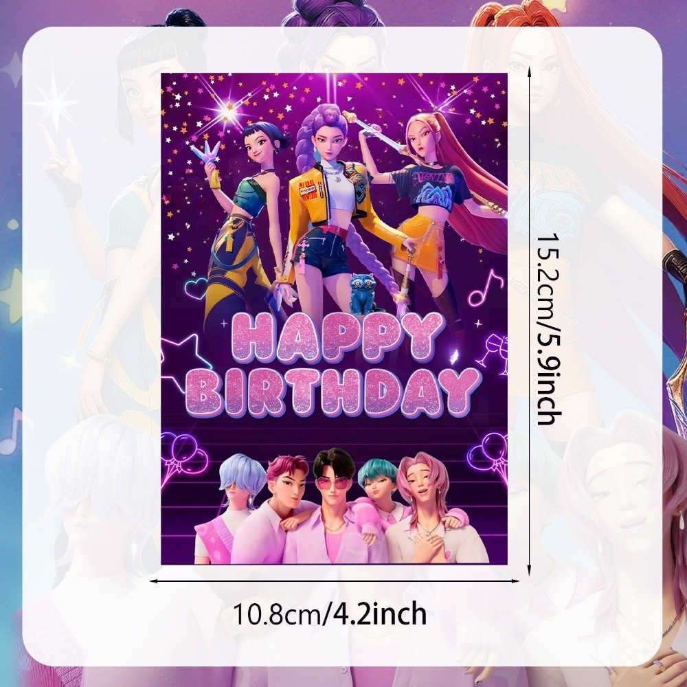 12Pcs Set High Quality Kpop Demon Hunters Theme KPop Demon Hunters ...