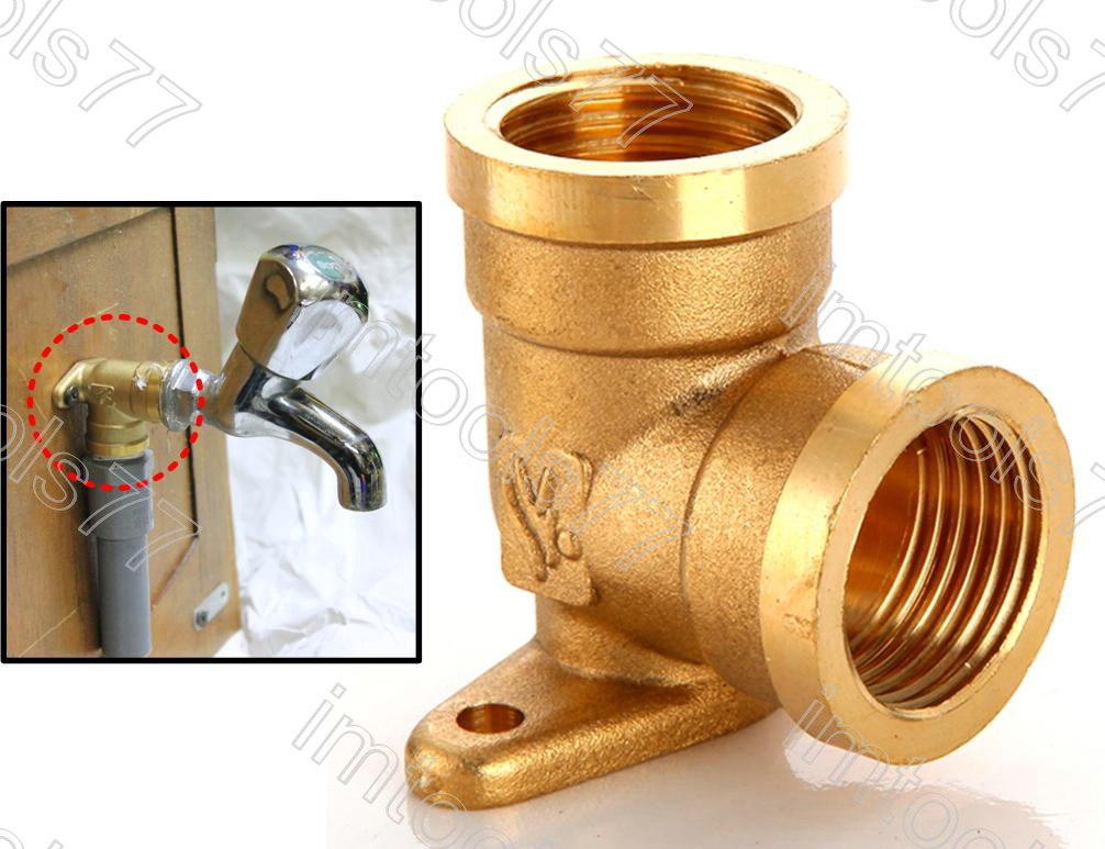 Wallplate Wall Mount Female Elbow 1/2"BSP For Water Tap / Shower ...