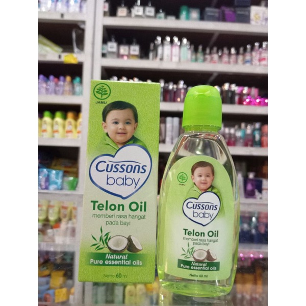 Cussons baby telon oil 60ml , minyak telon cusons | Lazada Indonesia