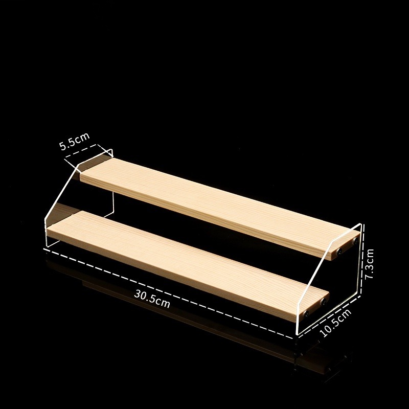 2-5Tier Ladder Display Storage Rack Wooden Display Rack Multi-Layer ...