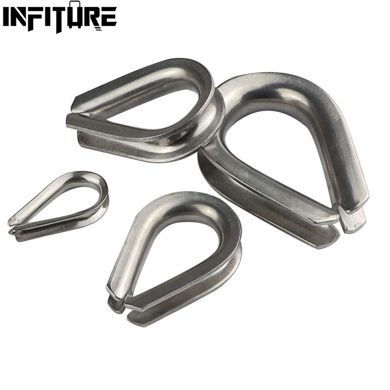 Boat Accessories Stainless Steel Wire Rope Protection Clamps 2.5/2/3/4 ...