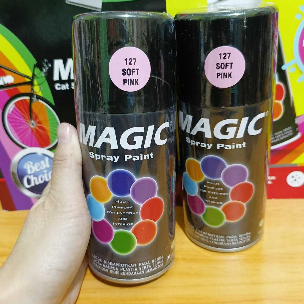 Pilox Pilok Cat Semprot Serbaguna Diton MAGIC Spray Paint 127 Soft Pink ...