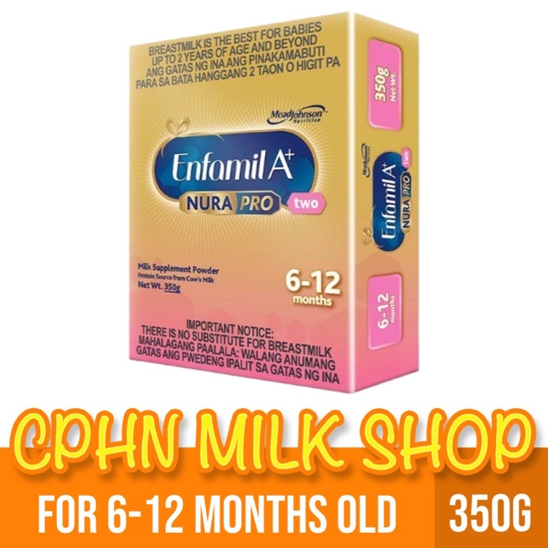 Enfamil A+ Two NuraPro 350g 6-12 Months Old Milk Supplement | Lazada PH