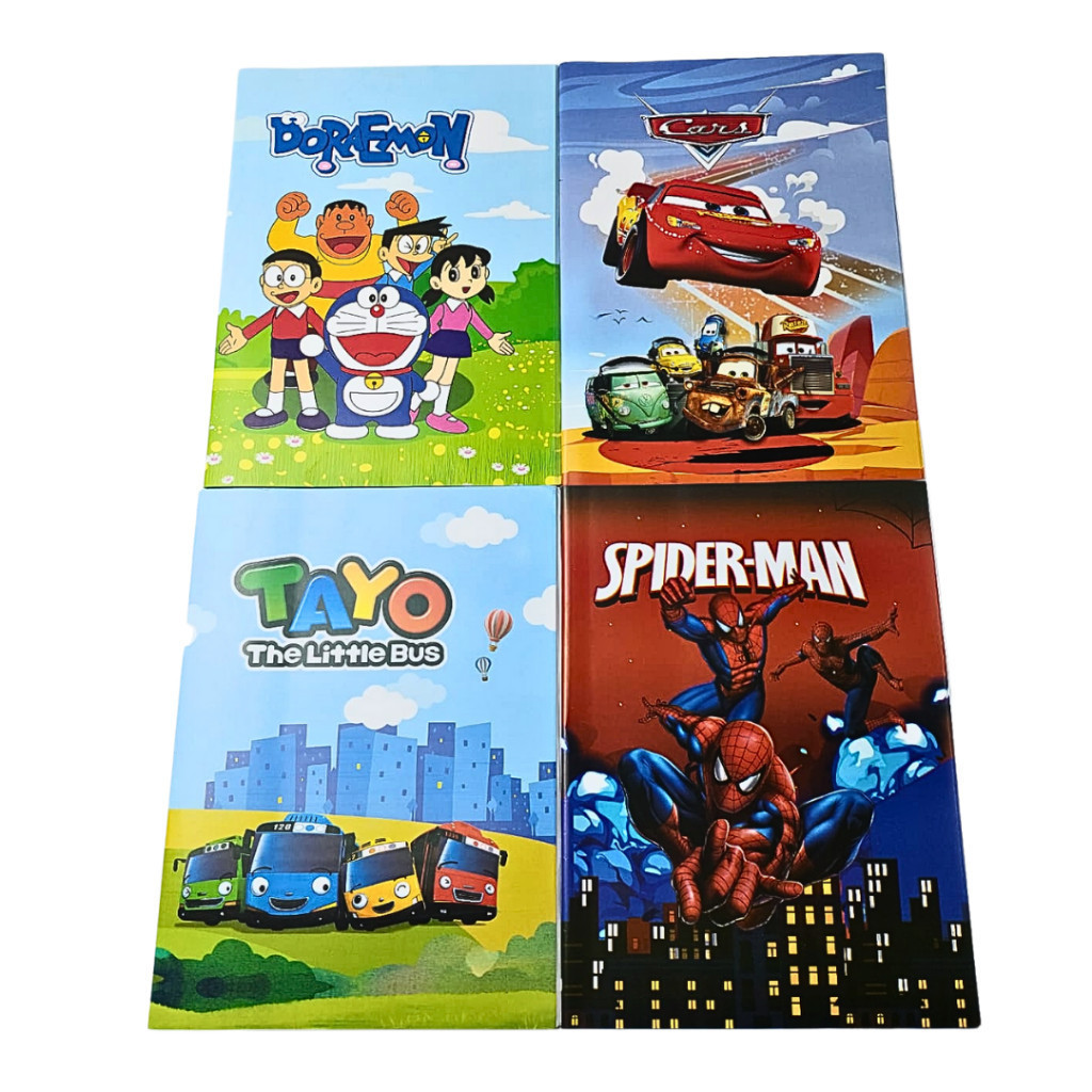 (20 LEMBAR) SAMPUL BUKU TULIS KARAKTER ANAK FANCY UKURAN KWARTO SANRIO ...