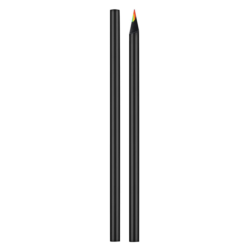 Hittime 1pc 7Color Gradient Rainbow Color Pencils Black Wood Painting ...