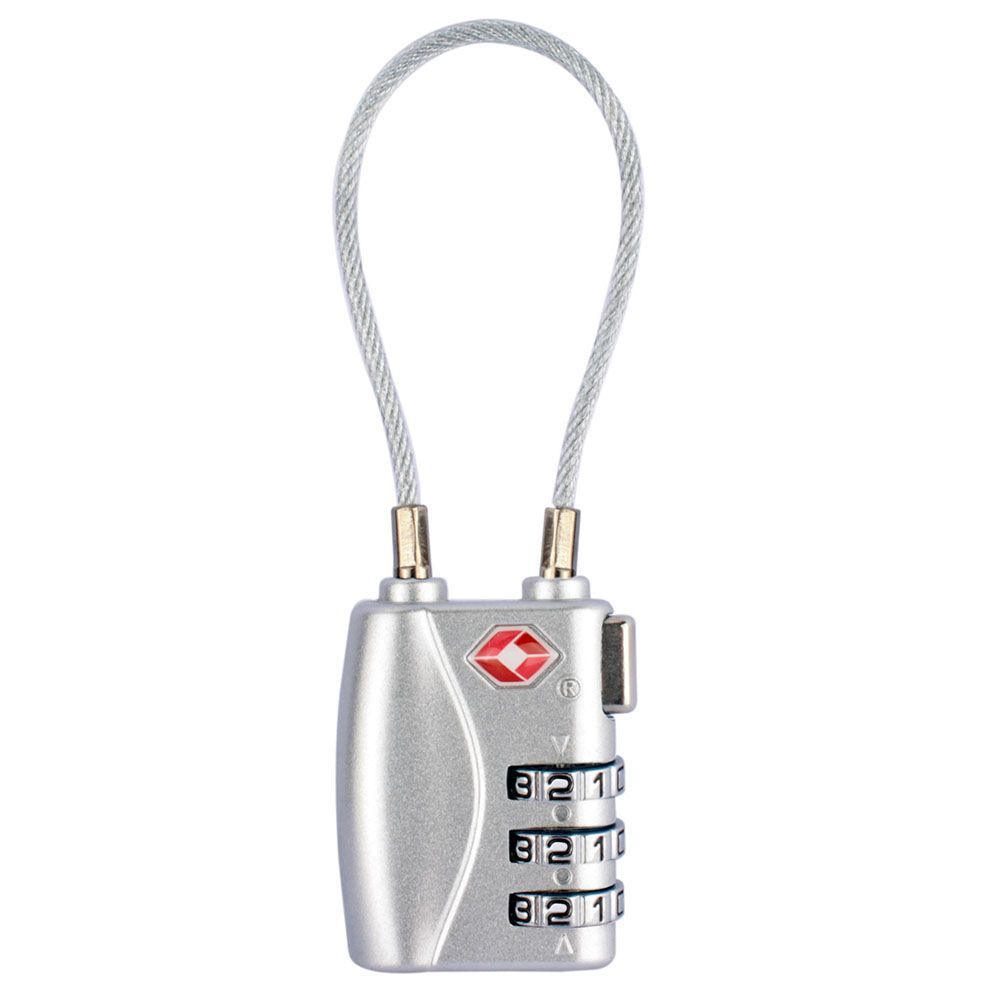 CONGMING Waterproof Small Padlock Cable Luggage Lock Padlock with Steel ...