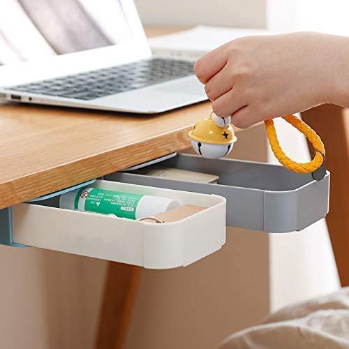 Stationery Organizer Hidden Drawer Storage Box Pen Box Desk Organizer ...
