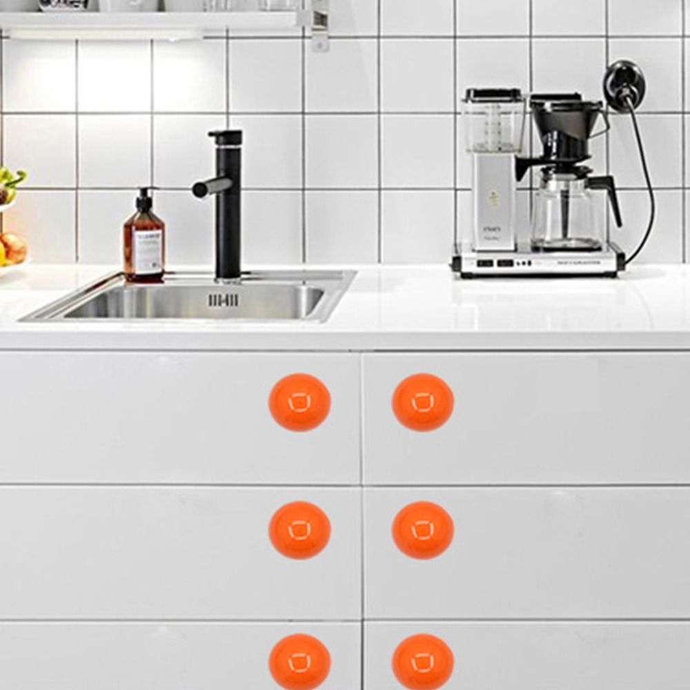 Fashion Single Hole Colorful Ceramic Knob Pull Handles Round Door Knob ...