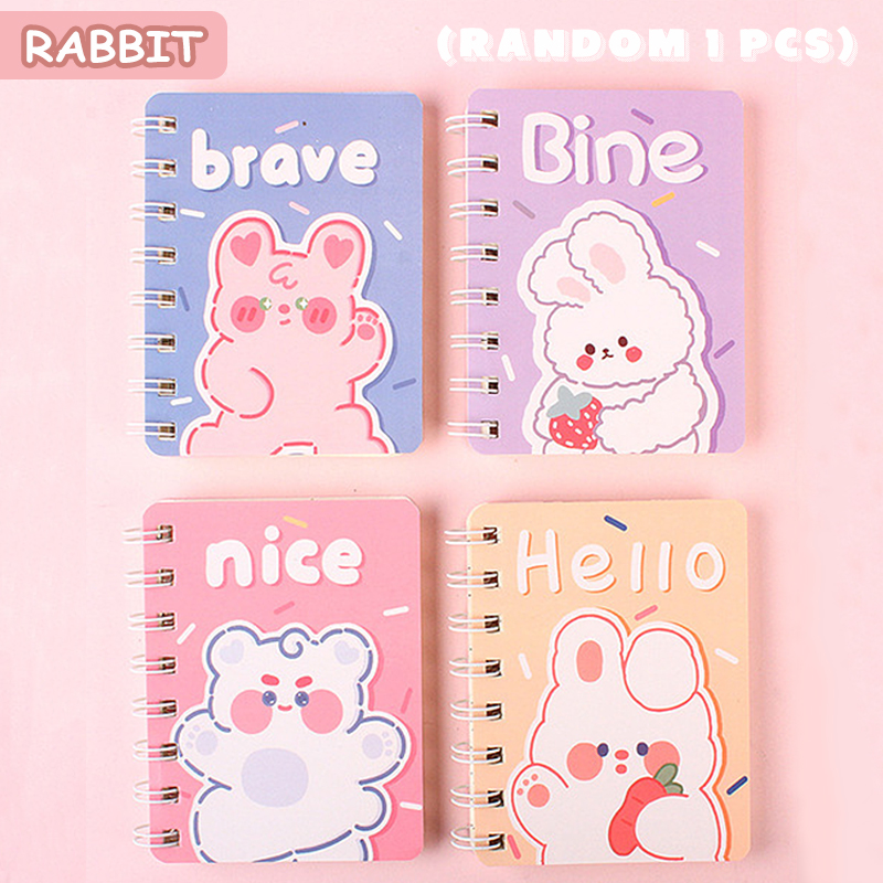 80 SHEET / PACK 💥 Cute Cartoon Mini Notebook Pocket Note Book Notepad ...