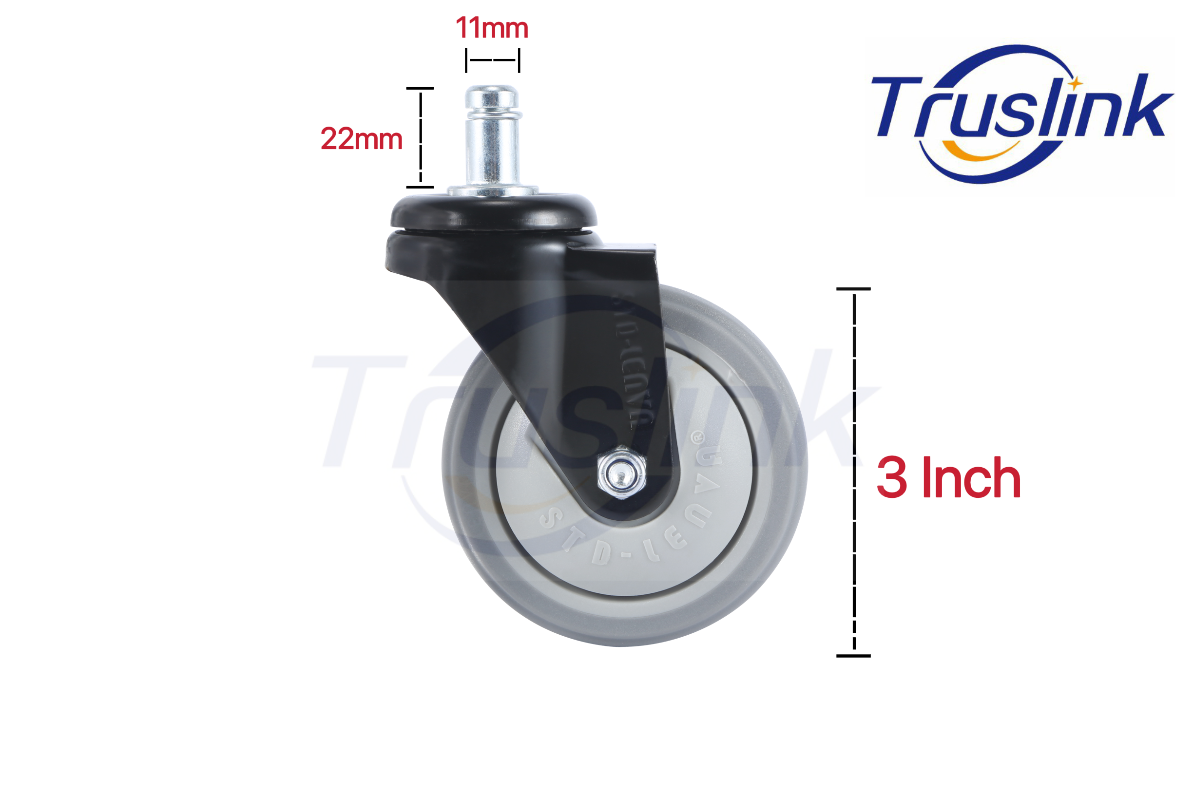 [SG Seller]Truslink 5PCs 3 Inch Office Chair Caster Wheels Roller ...