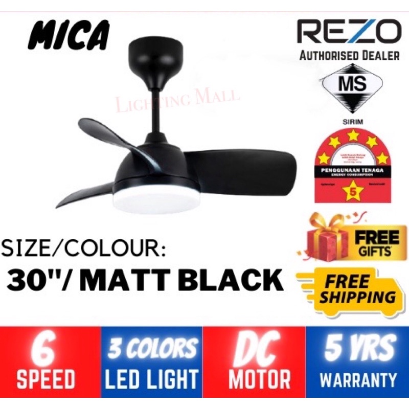 Rezo Mica Venus Lorca 20 23 30/ Elmark Boss Baby 23 mini ceiling fan DC ...