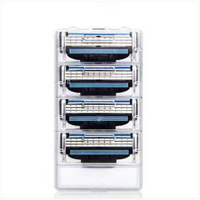 【iLoveyouso Store】4pcs Shaving Razor 3 Layers For Gillette Mach3 ...