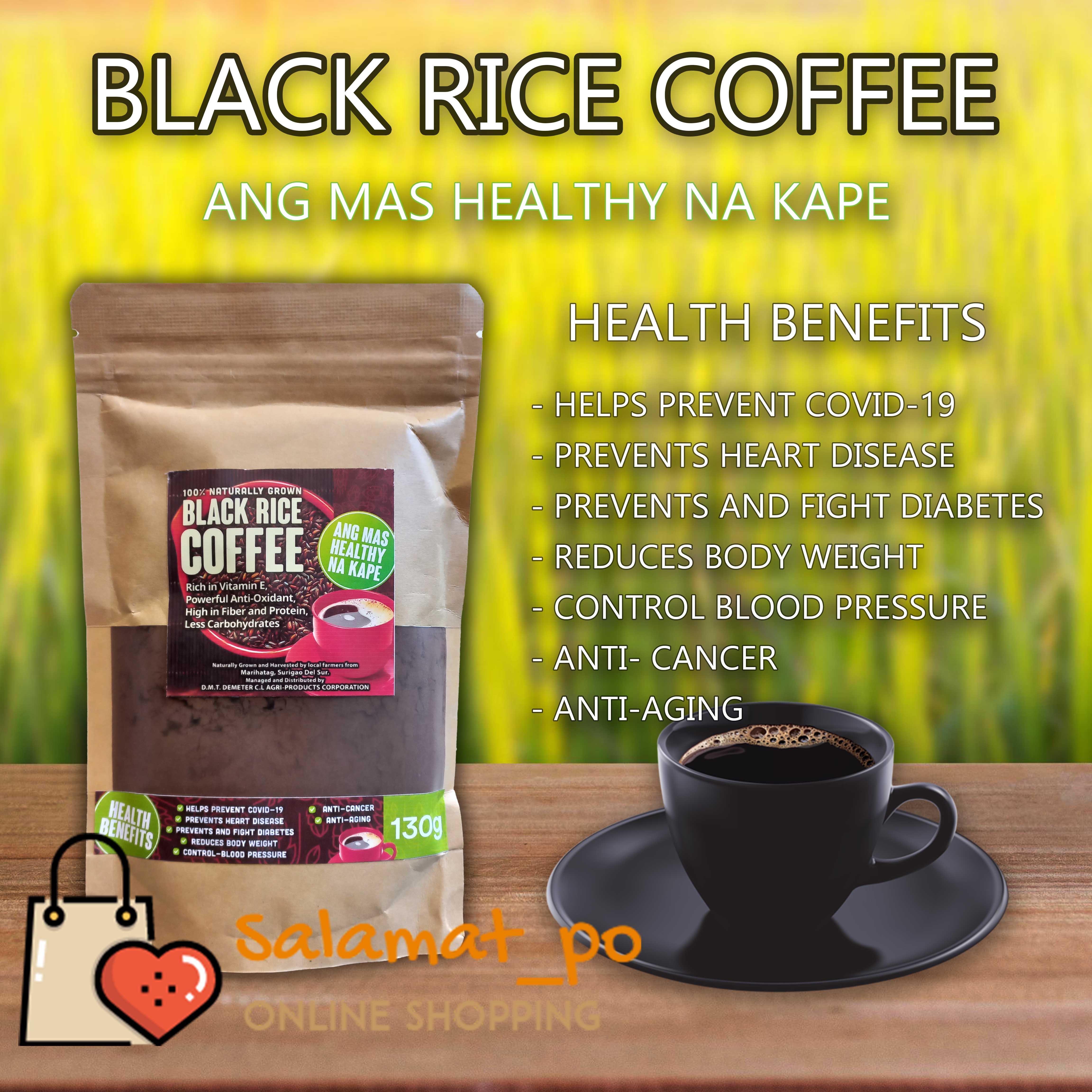 Premium Black Rice Coffee 130g 100% Naturally Grown Organic Coffee ...