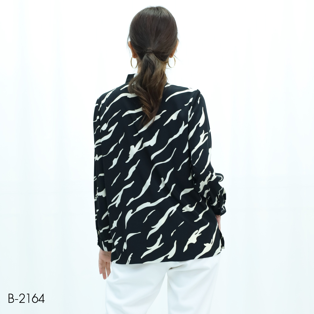 MIKIKO Blouse MI-B2164 โคโม่ จินจีร่า แขนยาว IGPU22-2 - MIKIKO MKK - ThaiPick