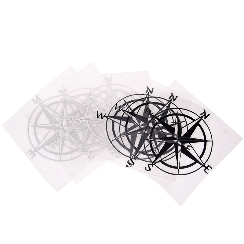 【NaturalNest】15cm*15cm Originality Nautical Compass Vinyl Car Boat ...