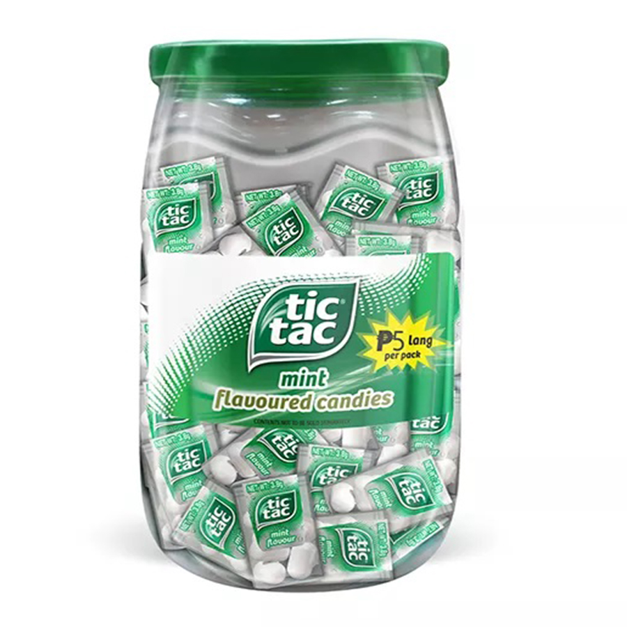 Tic Tac Mint Flavoured Candies Jar 152g | Lazada PH