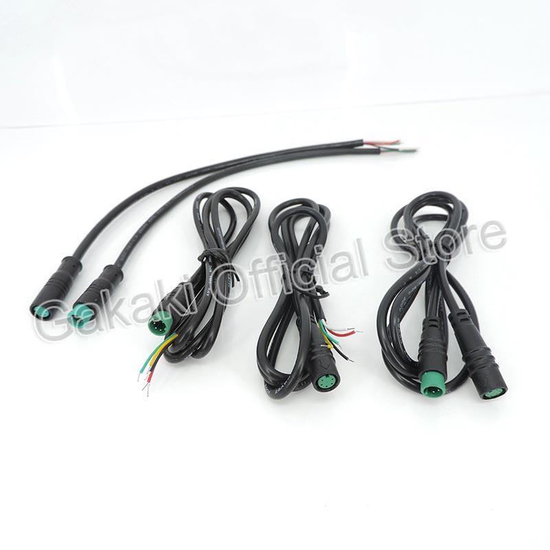 5pin M8 Electric E-bike waterproof plug connector Scooter brake cable ...