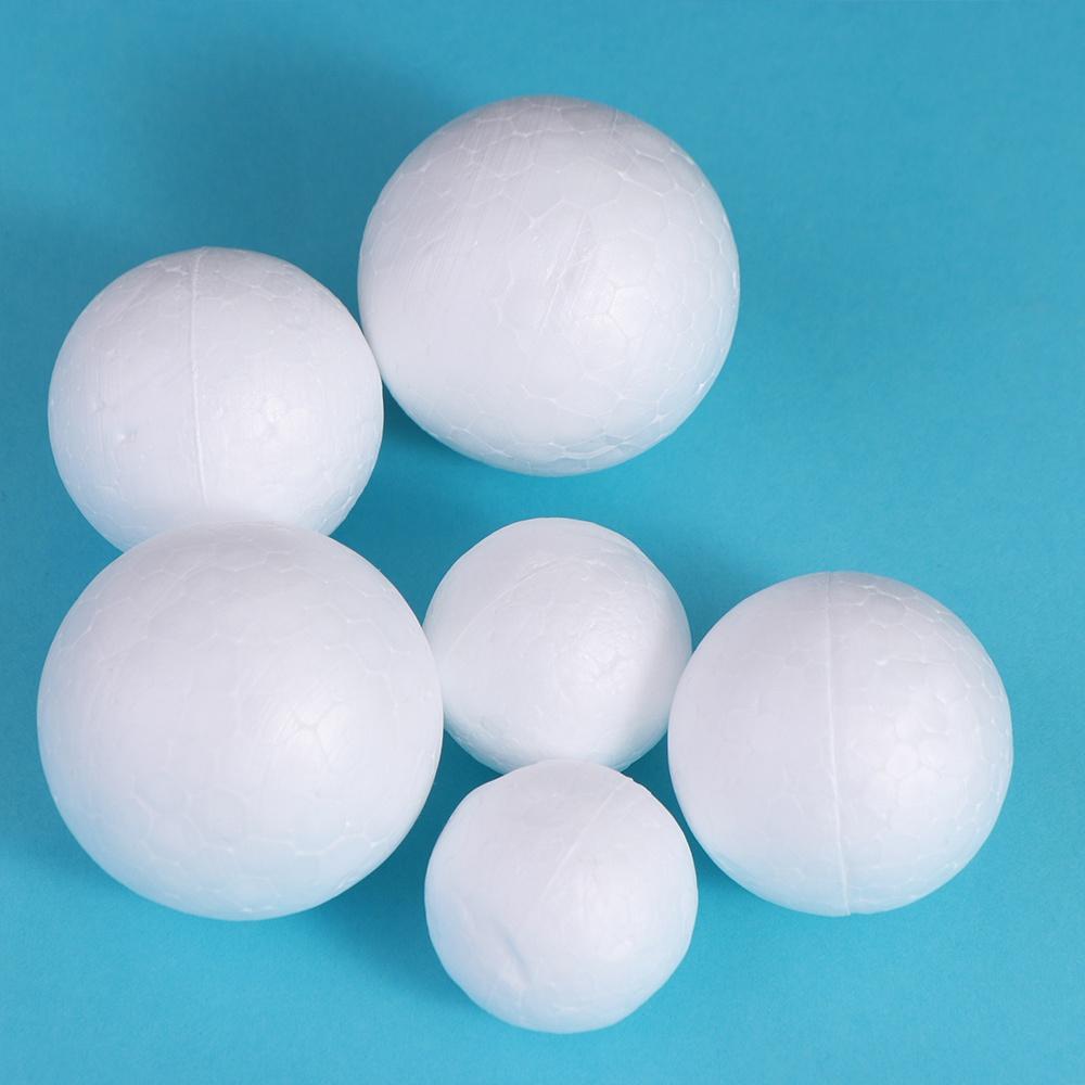 Crafts Mini Foam Balls Polystyrene White Christmas Balls Round ...