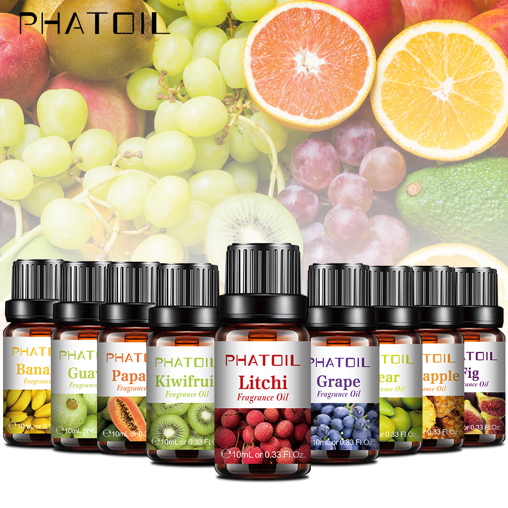 Phatoil 10ml Fragrance Oil for Soap Candles Making Diffuser Fruit Essential Oils Mango ...