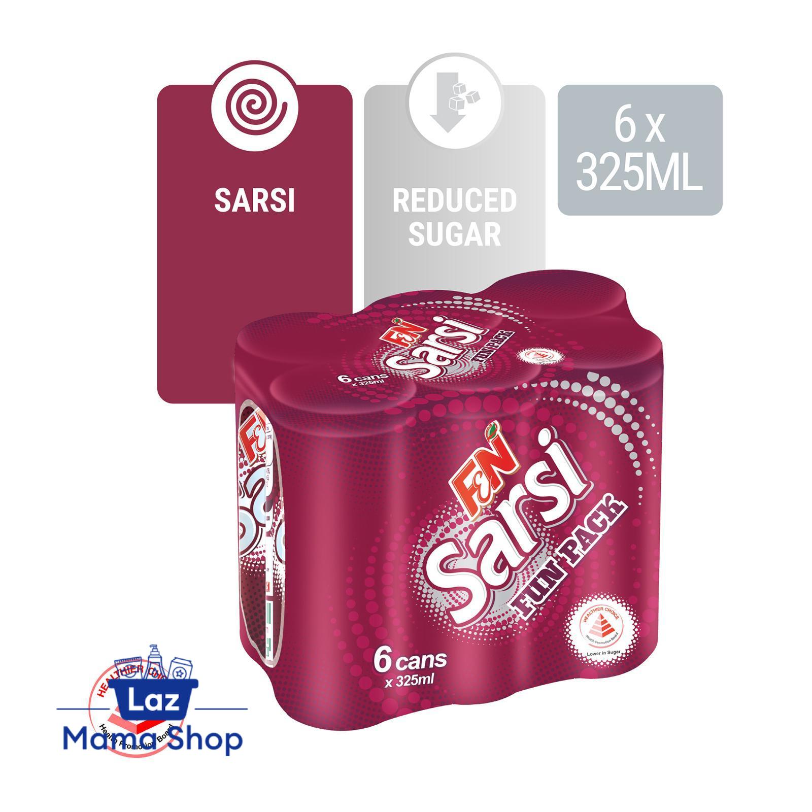 F&N Sarsi Can Drink (6S Fun Pack) (Laz Mama Shop) | Lazada Singapore