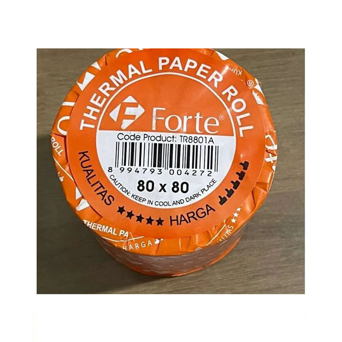 KERTAS TERMAL ROLL MERK FORTE | 80X80 | 57X47 | 57X30 | KERTAS STRUK ...