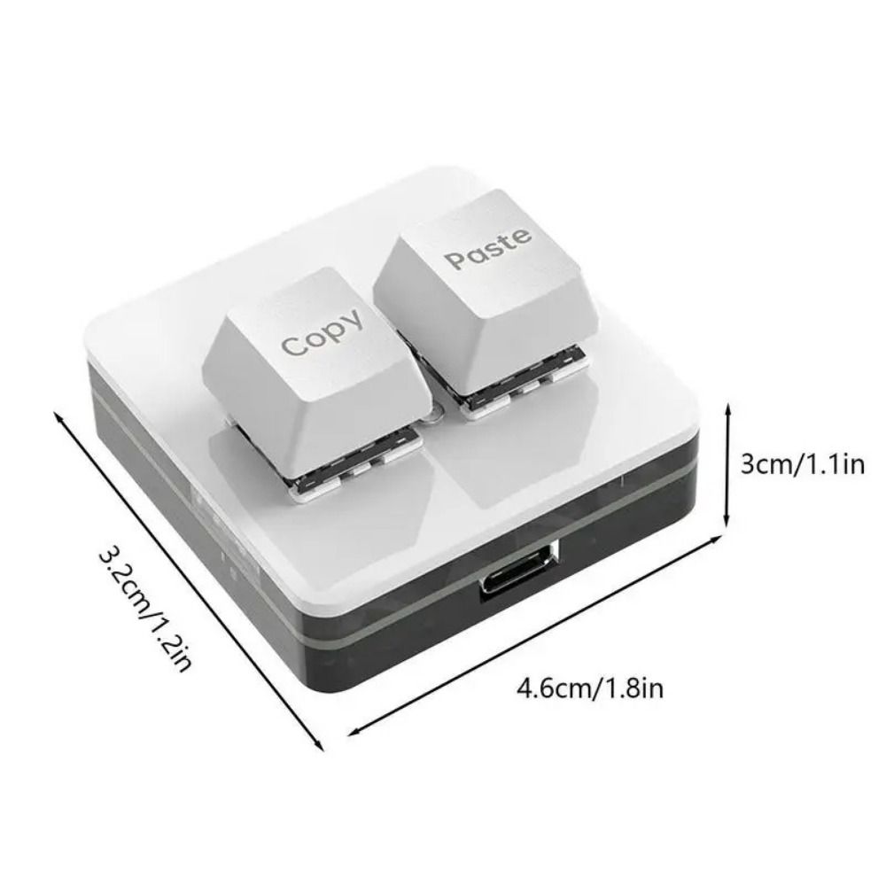 Hot Swap Acrylic Copy Paste Keypad Keypad Mini Custom Mini 2 Key Keypad ...